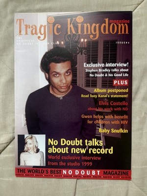 No Doubt Tragic Kingdom Magazine Issue #4 Fan Club Tony Kanal Gwen Stefani | eBay