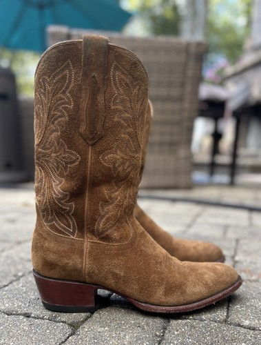 Ariat Bench Made James Suede Roughout Size 10D Men’s Cowboy Boots ...
