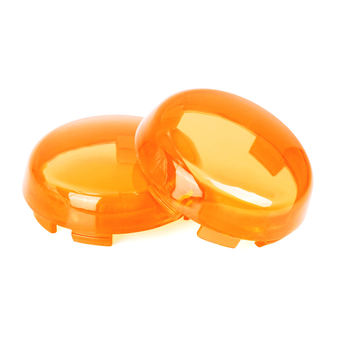 4pcs Motorcycle LED Turn Signal Light Indicator Lens Cover Yellow for ...