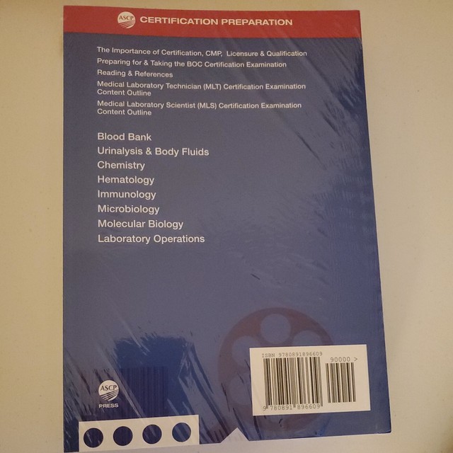 BOC Study Guide: Clinical Laboratory : Enhanced Edition by ASCP Board ...