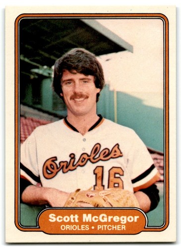 1982 Fleer Scott McGregor Baltimore Orioles #172 | eBay