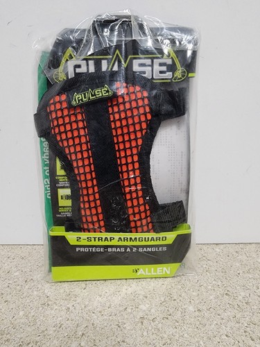 Pulse Archery 2-Strap Mesh Arm Guard Black / Orange One Size Protection ...