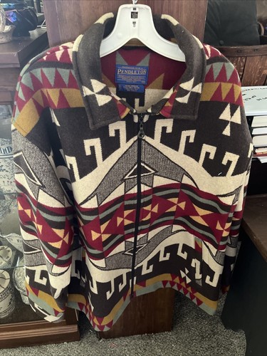 pendleton mens jacket and vest indian style | eBay