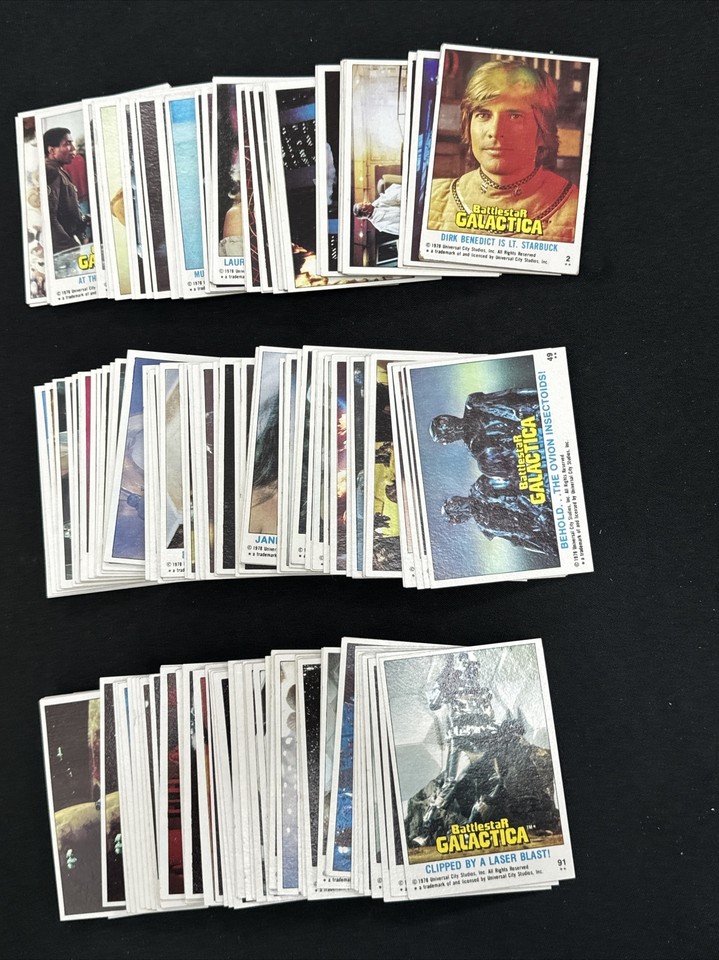 1978 Universal Battlestar Galactica Trading Cards PICK YOUR CARD BUILD ...