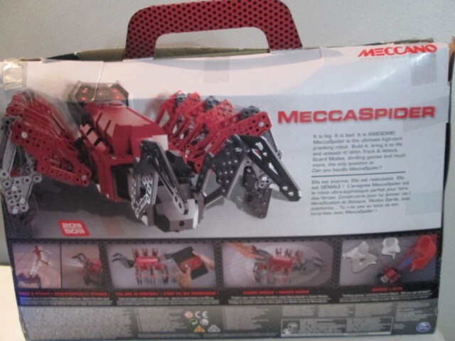 Meccano MeccaSpider Robot Spider Building Kit Red/Black 6037618 | eBay