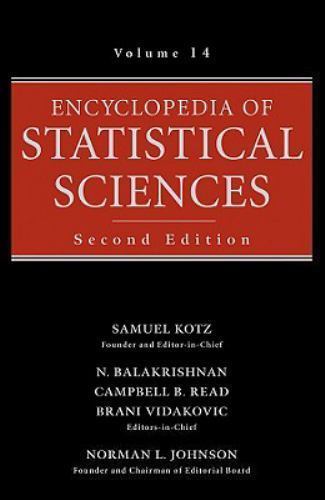 Encyclopedia of Statistical Sciences 9780471744047| eBay
