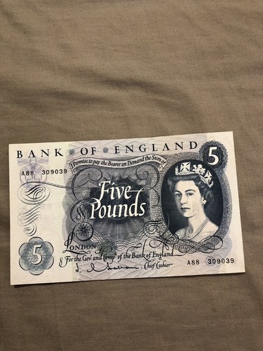 British Bank Of England £5 Five Pound Banknotes | eBay
