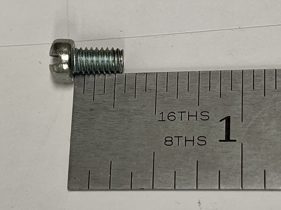 (100) 8-32 X 5/16 Fillister Head Slotted Short Narrow Machine Screw w ...