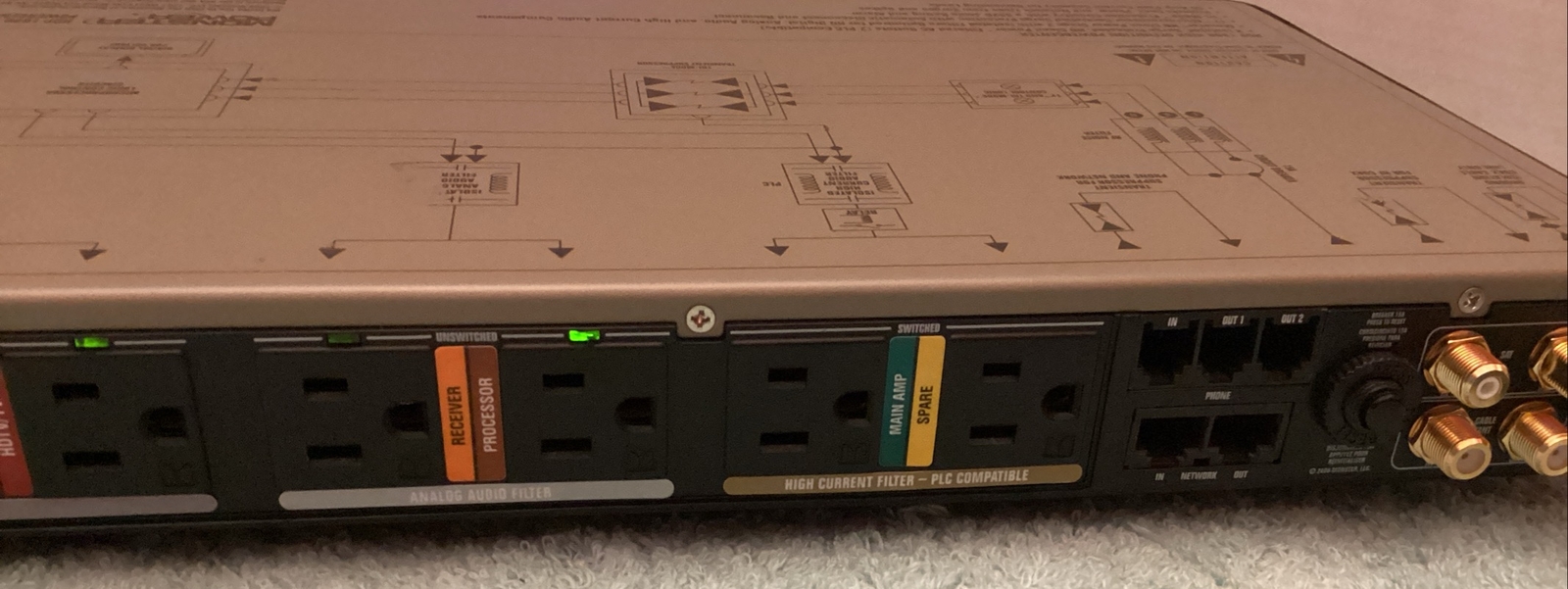 Monster Power HDP 1800 High Definition Surge Protector Home Theater ...