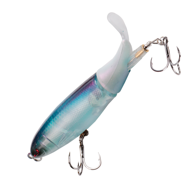 Whopper Plopper Topwater Floating Fishing Lures Rotating Tail for Bass ...