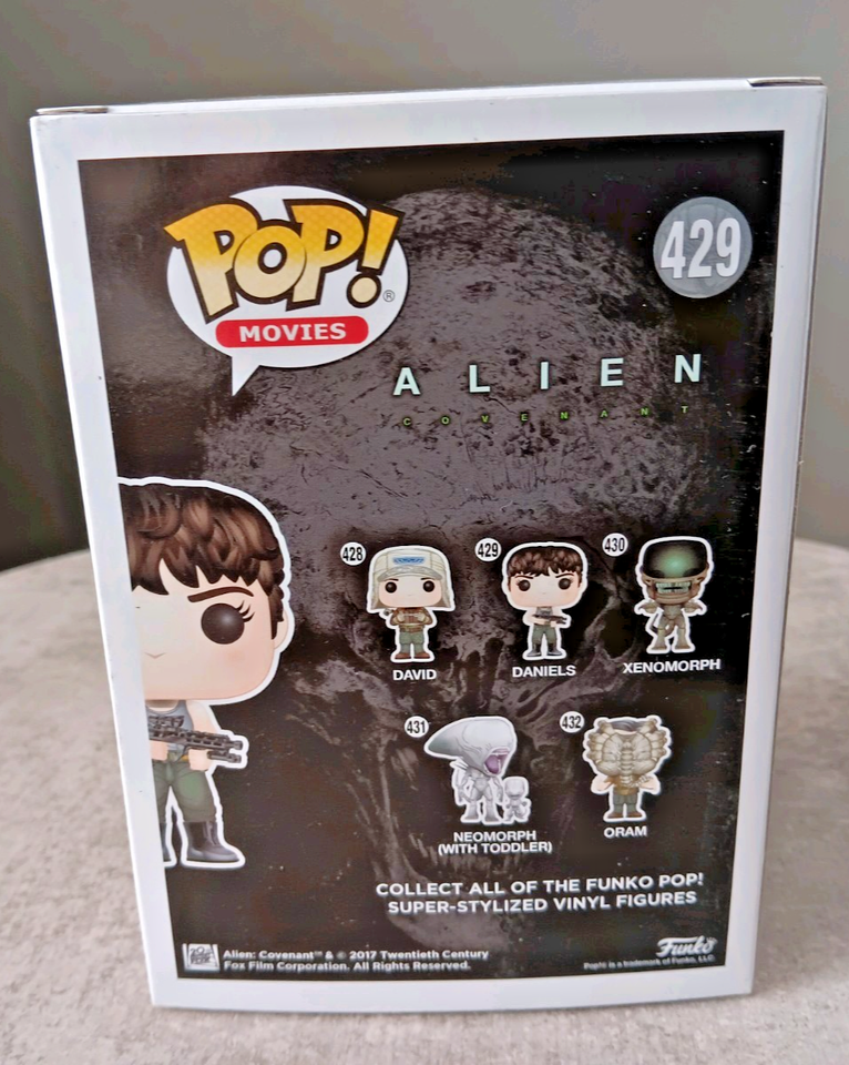 FUNKO POP MOVIES ALIEN COVENANT DANIELS #429 VAULTED BRAND NEW IN BOX ...