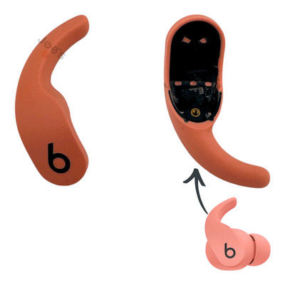 Genuine OEM Beats Fit Pro Right Wingtip Tips Replacement Coral Pink ...