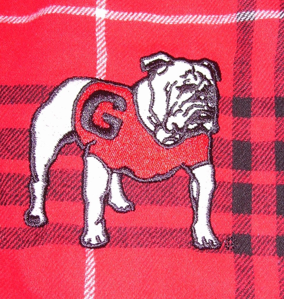 Men's Concepts Sport Red Plaid Georgia Bulldogs Football Lounge Pajama ...