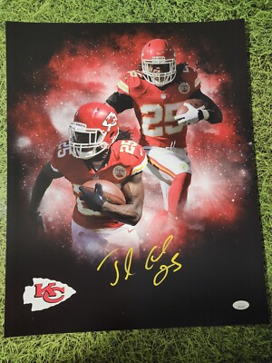 JAMAAL CHARLES Kansas City Chiefs Autographed / Signed 16x20 Photo JSA ...