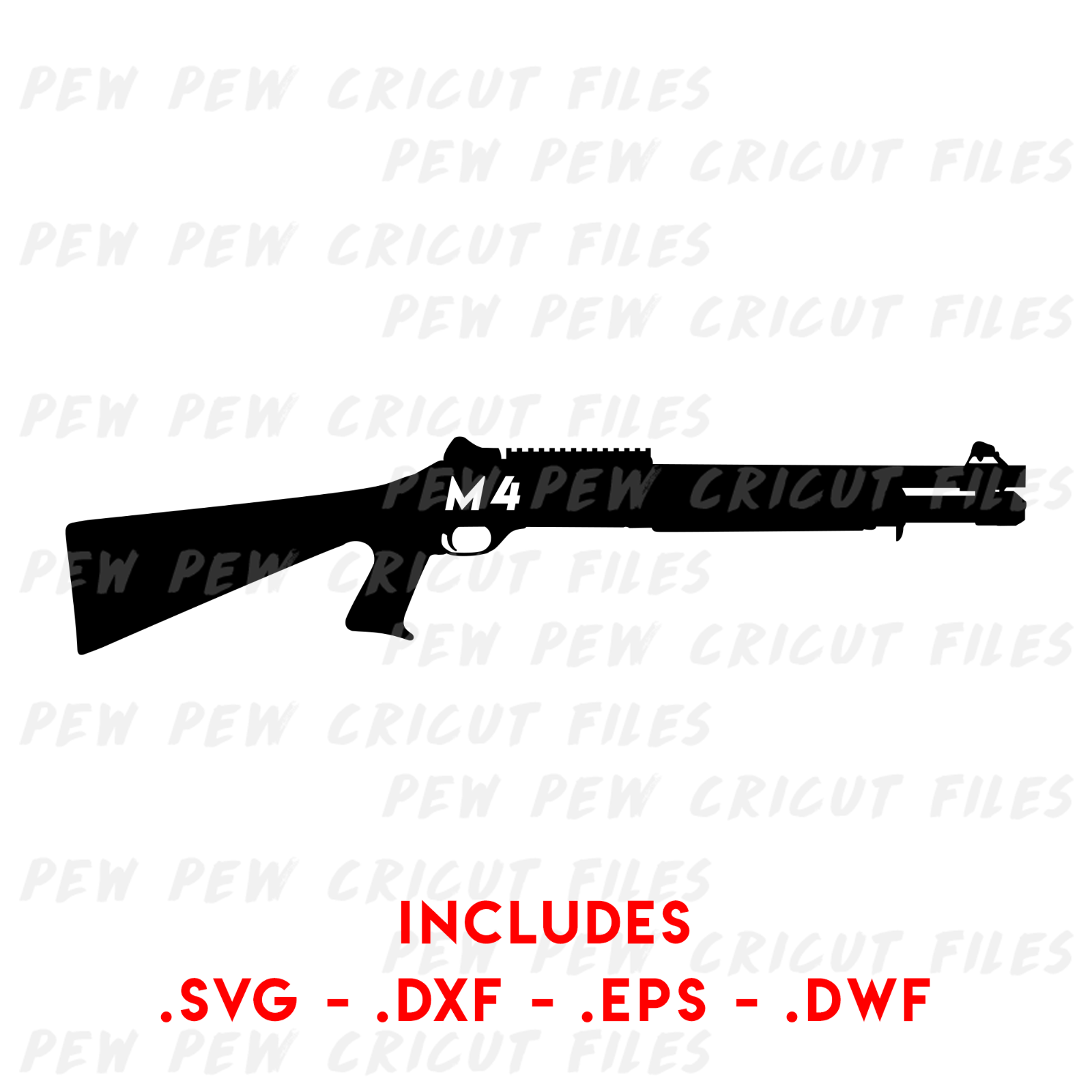 Buy Benelli M4 Shotgun Silhouette SVG - Gun Cricut Files - Benelli ...
