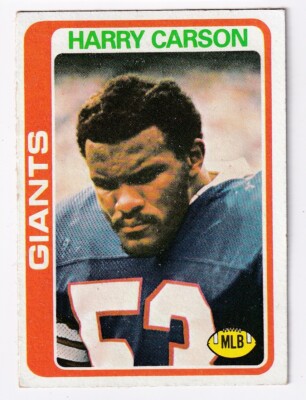 Henry Carson 1978 Topps NFL Football Trading Card #393 | eBay