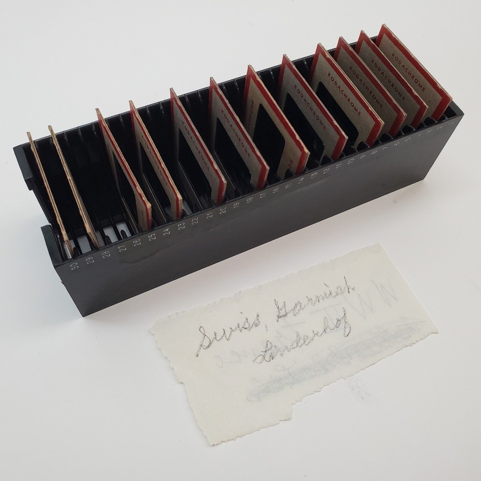 1940s 12x Color Slides Soldiers in Late/Post WW2 France Occupation ...