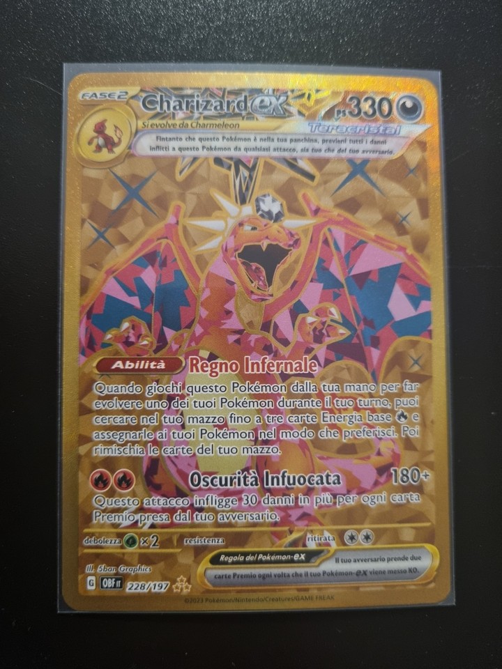 Pokemon - Charizard Ex 228/197 - Ossidiana Infuocata - ITA | eBay