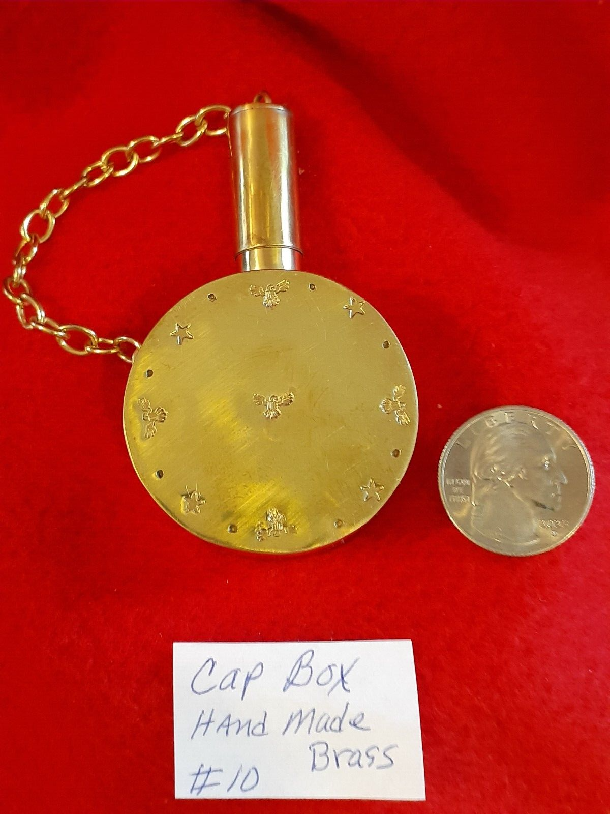 Black Powder Cap Box. Muzzleloader, Black Powder accessories. Hand Made ...