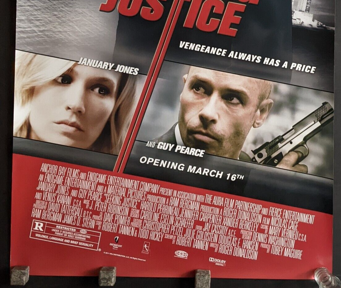 Seeking Justice (2011) Original 27x40 One Sheet Movie Poster Rolled ...