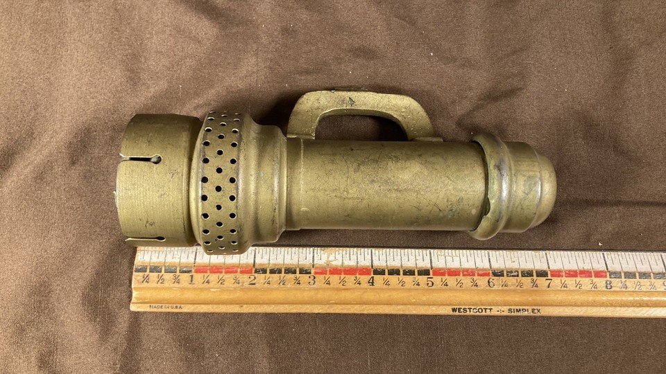 Antique Brass Handheld Ships Lantern Light Torch PAT'D 1907 Rare | eBay