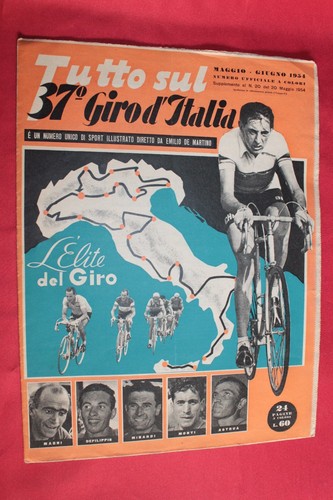 Rivista Sportiva NUMERO SPECIALE 37° GIRO DI ITALIA 1954 | eBay
