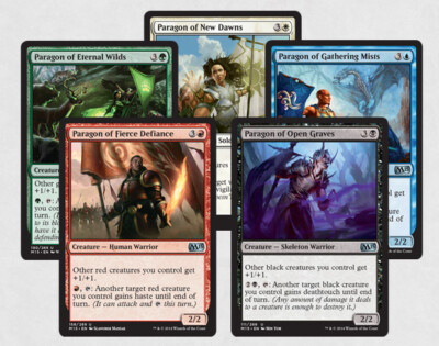 5 Paragon Creature - Magic 2015 - 1x of each - MP-NM - Sets - Magic MTG ...