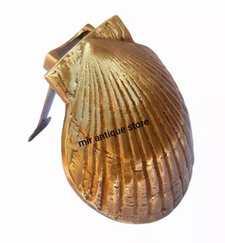 Door Knocker Nautical Antique Vintage Scallop Sea Shell Door Knocker ...
