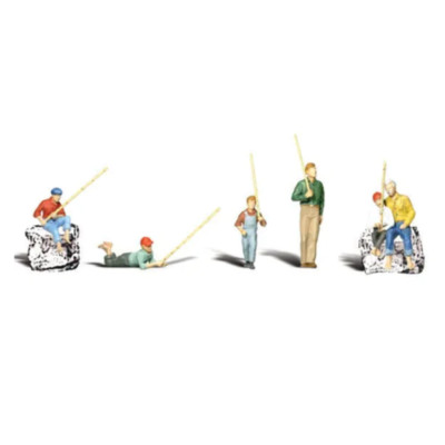 Woodland Scenics A1878 HO Scale People Gone Fishing | eBay