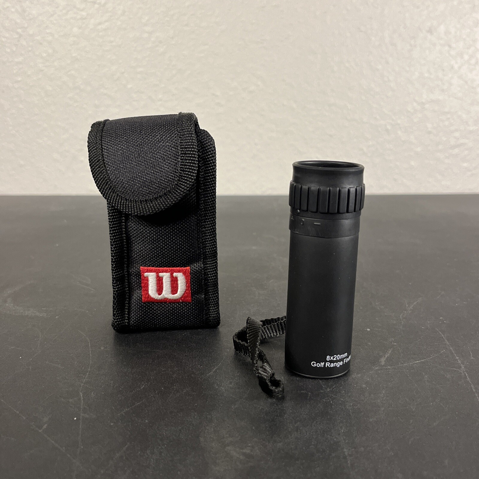 WILSON Golf Range Finder Scope 8X20mm Nylon Case Lanyard Belt Loop | eBay