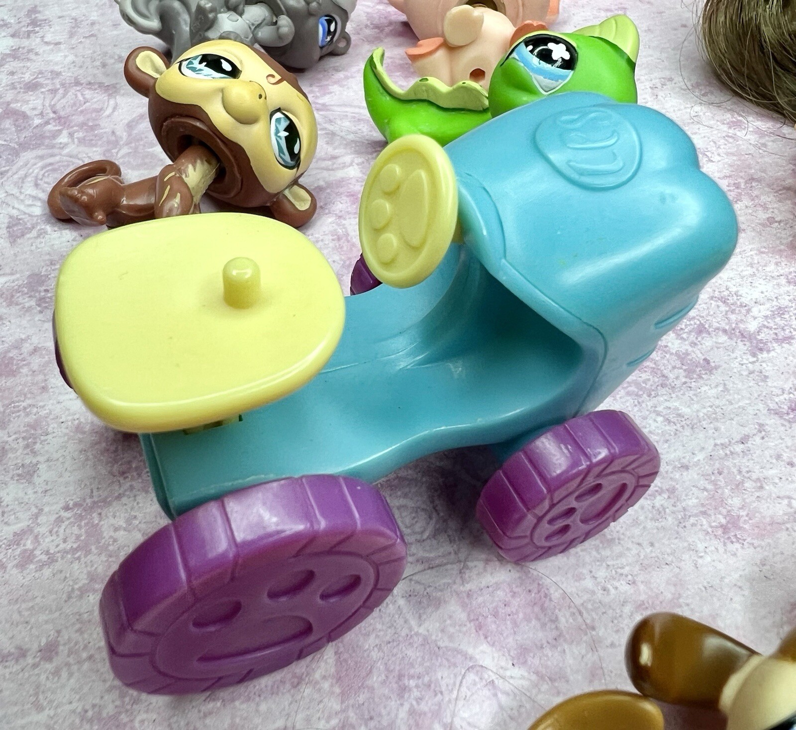 Auth Hasbro LPS Lot 10 Pets & Blythe Doll 1338 1339 742 485 651 643 Car ...