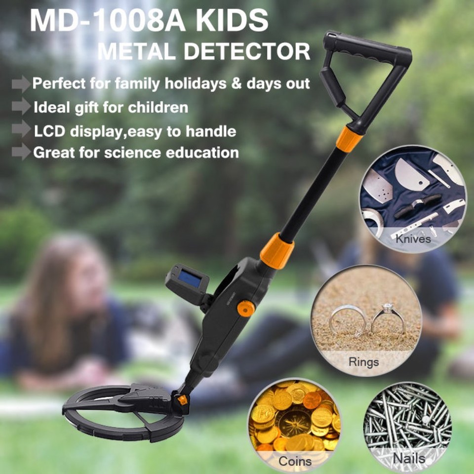 Metal Detector Beach Search Machine Underground Gold Digger with LCD ...