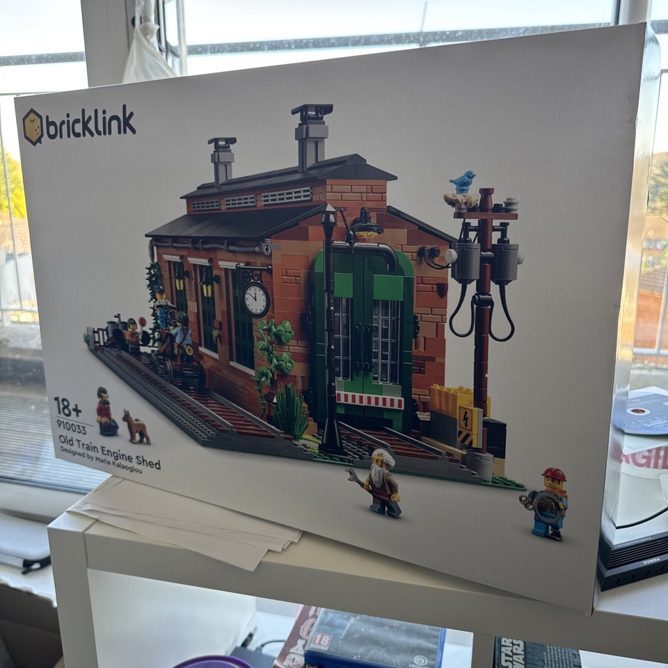 LEGO 910033 Bricklink Designer Program Old Train Engine Shed - New ...