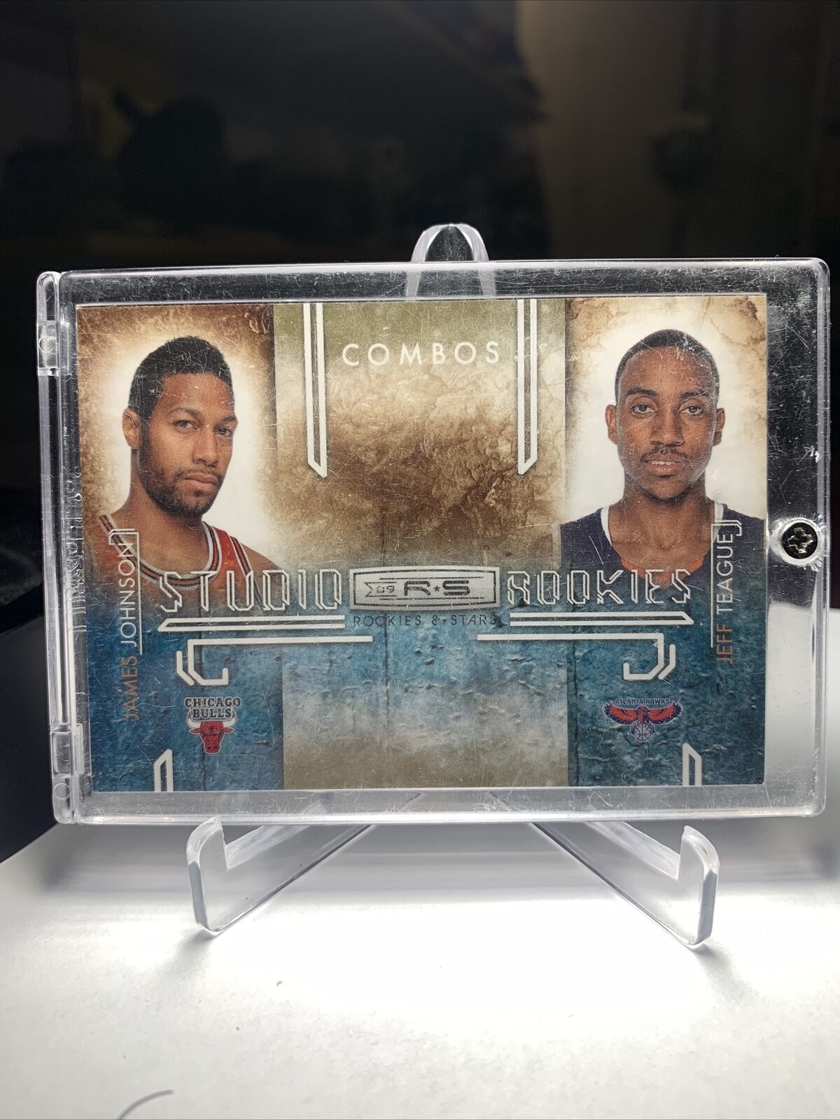 2009 Rookies & Stars Rookie Combo Card #5 James Johnson Jeff Teague ...