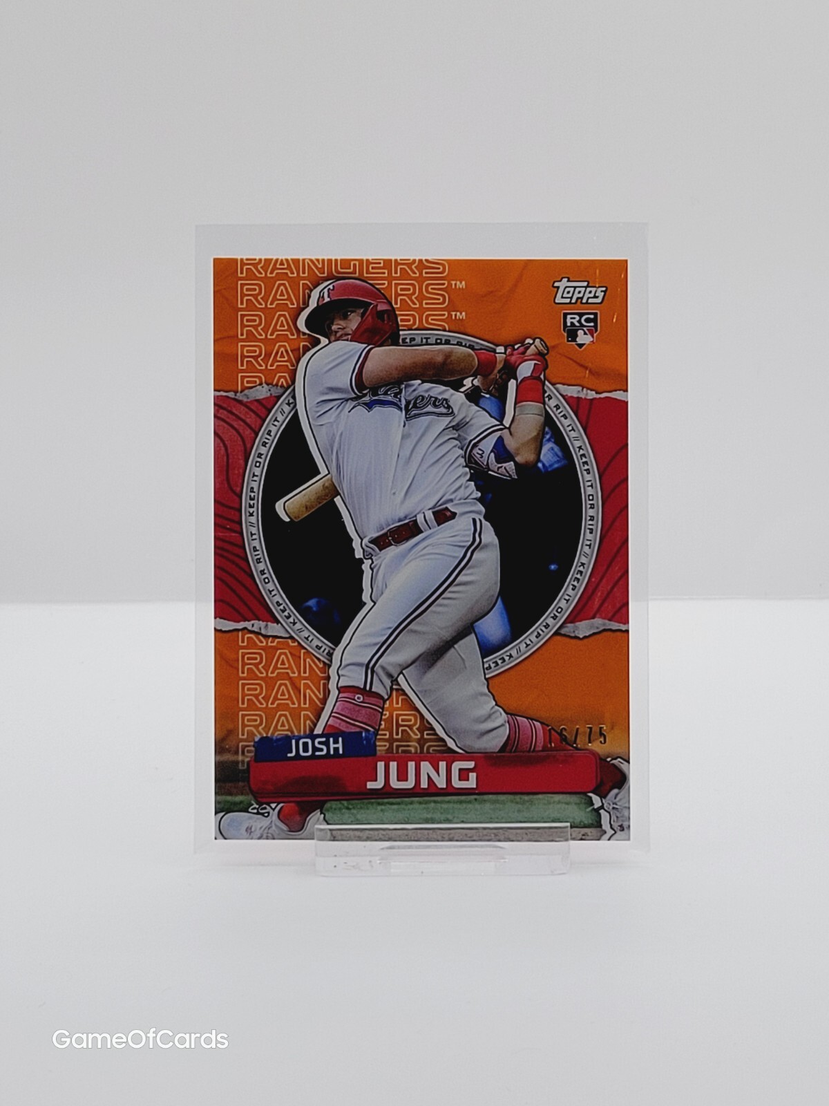 2023 Topps Rip JOSH JUNG RC Rookie /75 - Unripped Card | eBay