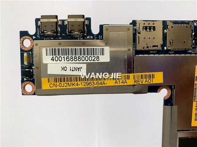 For Dell LATITUDE 7275 With M5-6Y57 CPU CN-0J2MK4 Laptop Motherboard ...