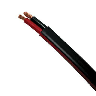 OEX Twin Core Cable, Black / Red, 3mm, 10Amps 30 Metre Roll Aust Made ...