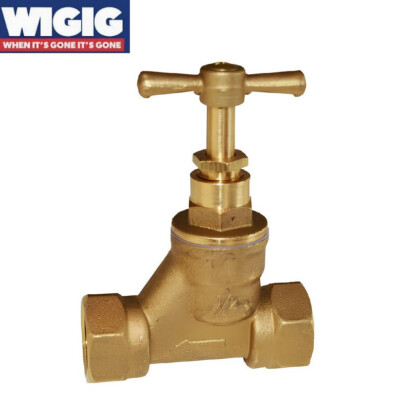 Brass Stop Tap 1/2"F x 1/2"F | eBay UK