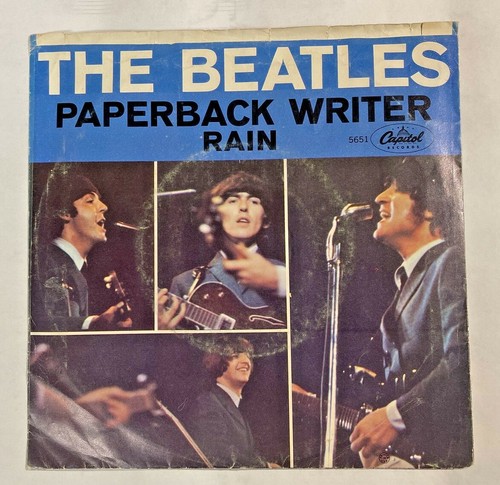 Beatles Paperback Writer Rain 45 RPM record w/picture sleeve | eBay