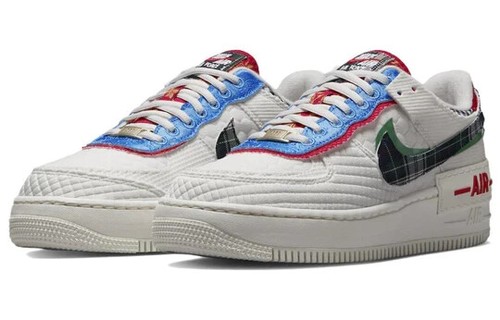 Nike Air Force 1 AF1 Shadow (Womens Size 12) Shoes DZ5193 100 Multi ...