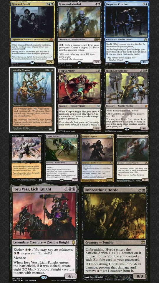 The Scarab God ZOMBIES Commander Deck Magic MTG Ready-to-Play 100 cards ...