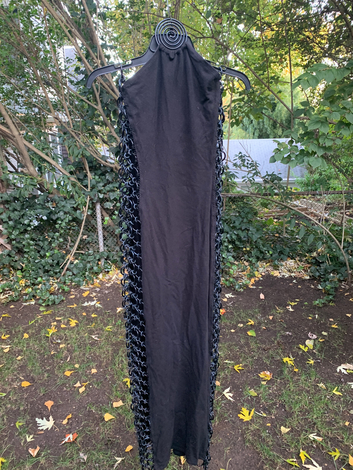 *David Spada Jersey Dress with Black Anodized Spiral … - Gem