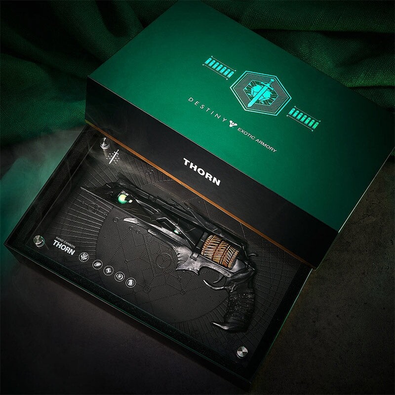 Destiny Exotic Armory Collection ‘ Thorn’ 12” Replica Plaque Replica ...