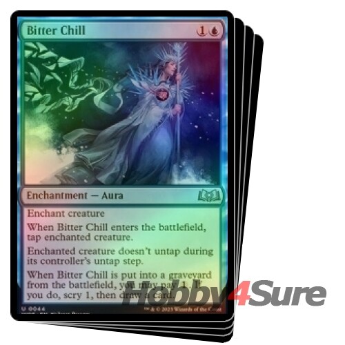 Foil Bitter Chill X4 M/NM Magic: The Gathering MTG Wilds Of Eldraine | eBay