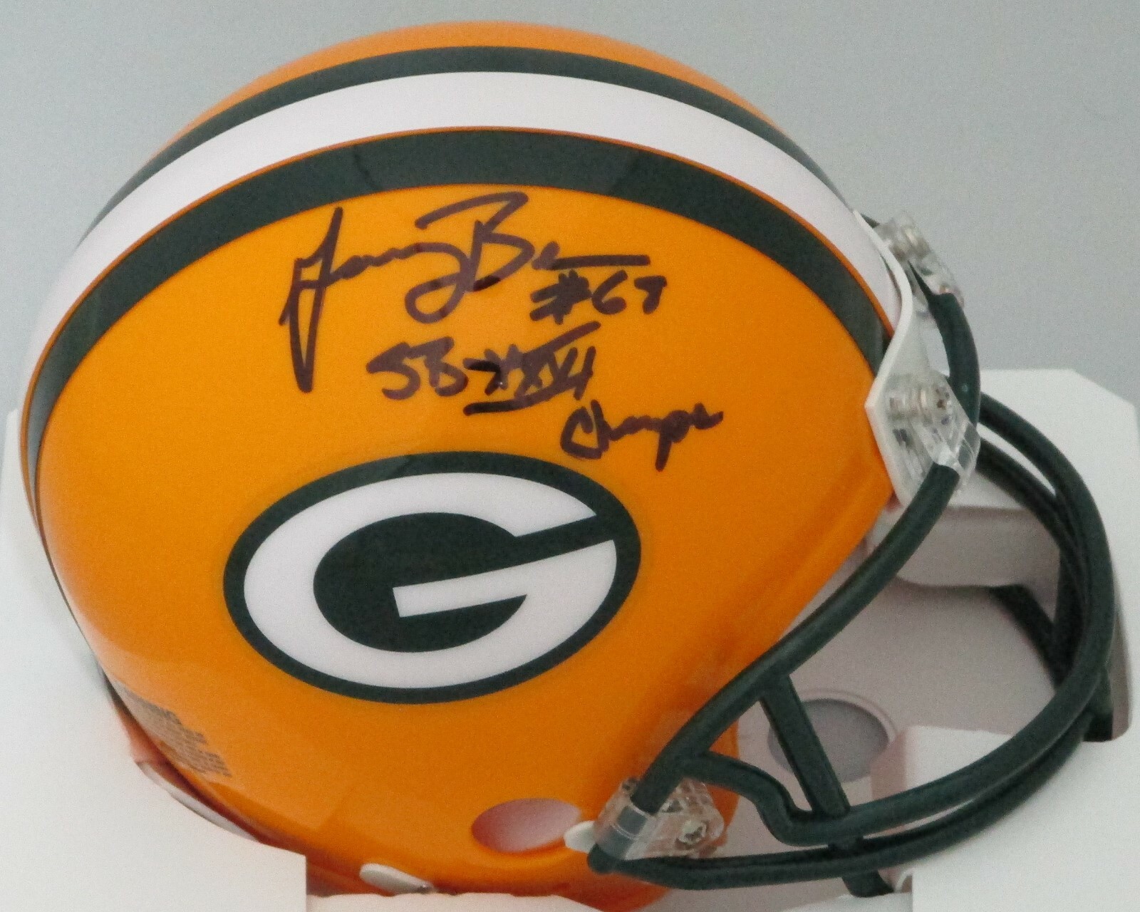 Packers GARY BROWN Signed Riddell Mini Helmet AUTO w/ "SB XXXI Champs ...