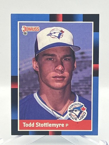 1988 Donruss MLB Baseball Rookie Card #658 Todd Stottlemyre - Toronto ...