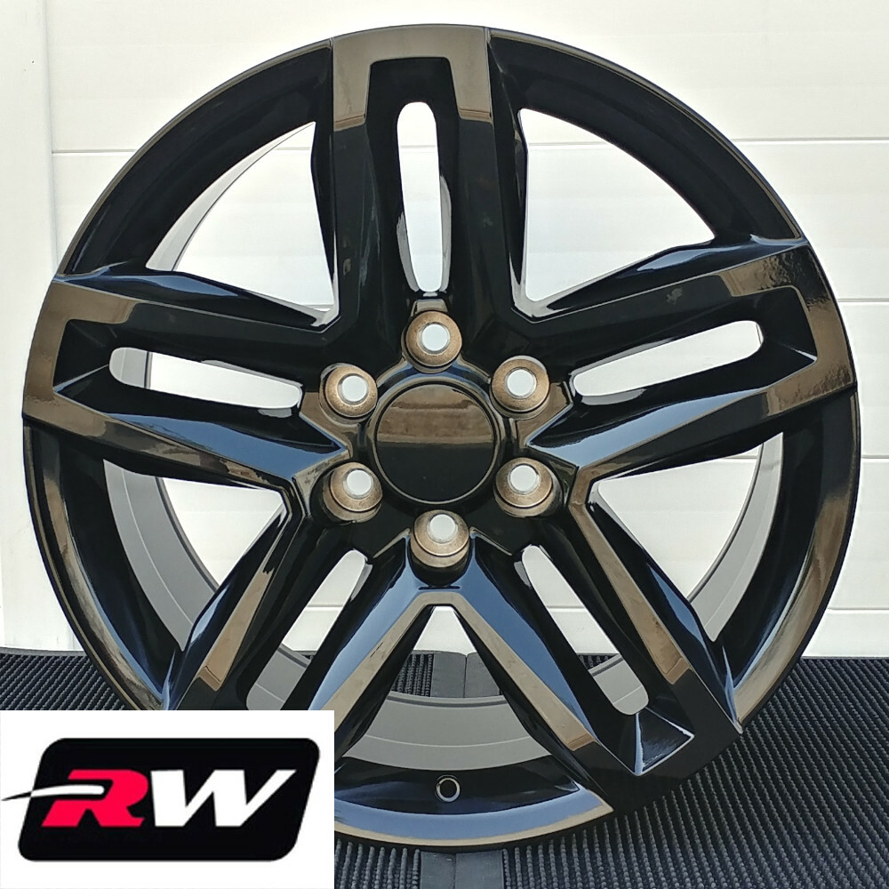 20 inch for Chevy Avalanche Replica Wheels Gloss Black Z71 TRAIL BOSS ...