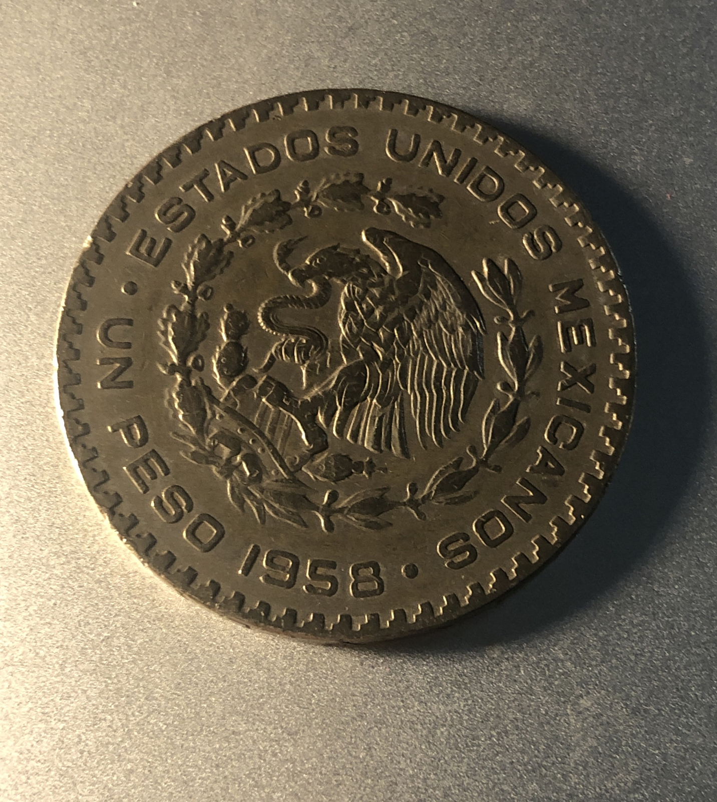 Mexico 1958 1 One Un Peso Silver Plata Coin Large Mexican Morelos | eBay