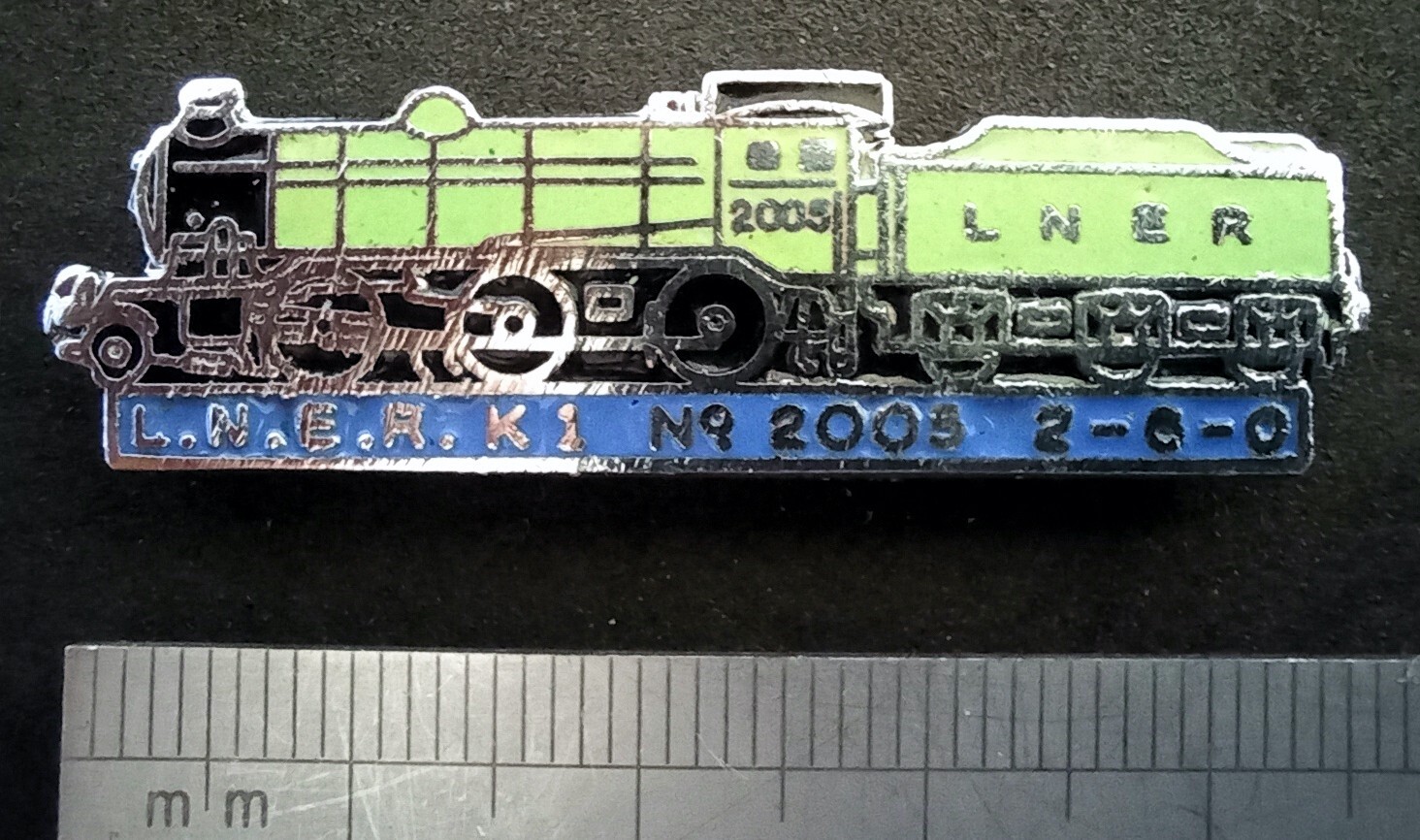 Vintage metal & enamel train pin badge L.N.E.R. K1 No.2005 2-6-0 | eBay