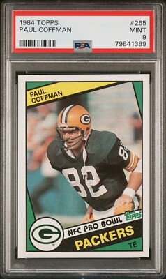 1984 TOPPS #265 PAUL COFFMAN PSA 9 MINT GREEN BAY PACKERS | eBay